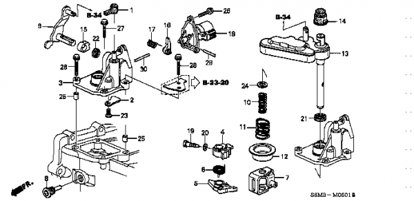 Honda Integra DC5 SPRING, 1ST 2ND SELECT (24464-PPP-000) - Injection ...