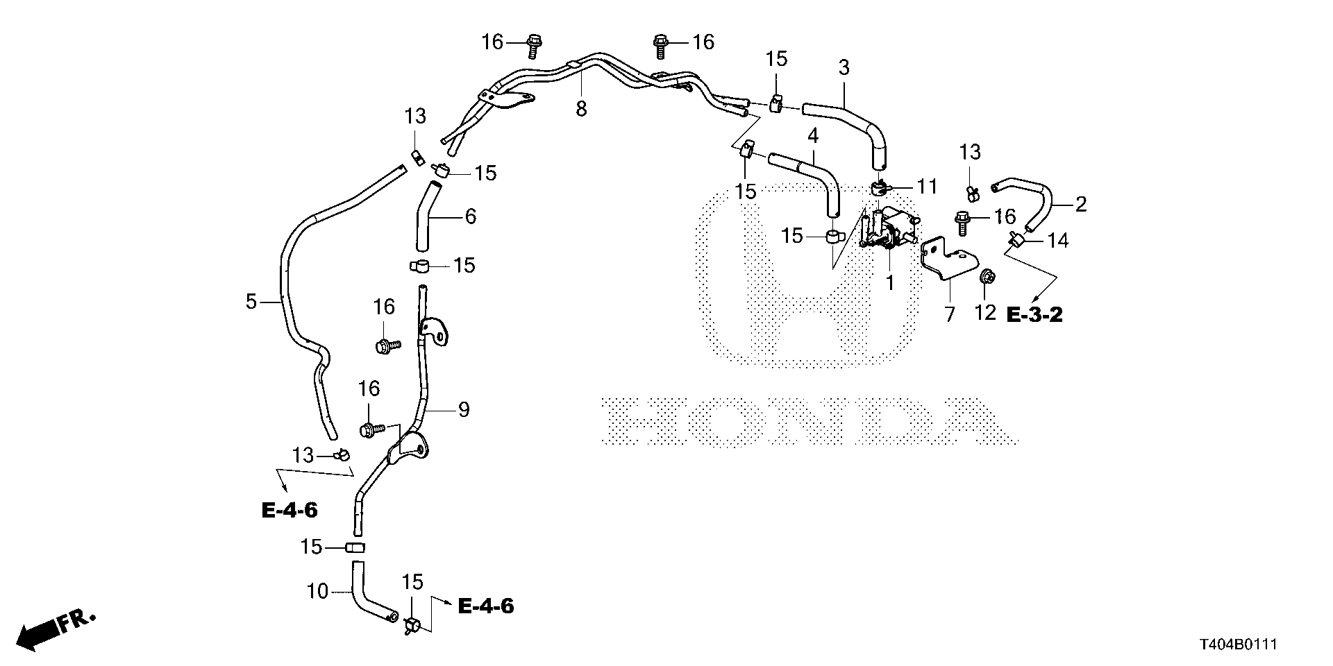 Honda Civic FL5 BRACKET, AIR BYPASS VALVE SOLENOID (36186-5BF-A00 ...
