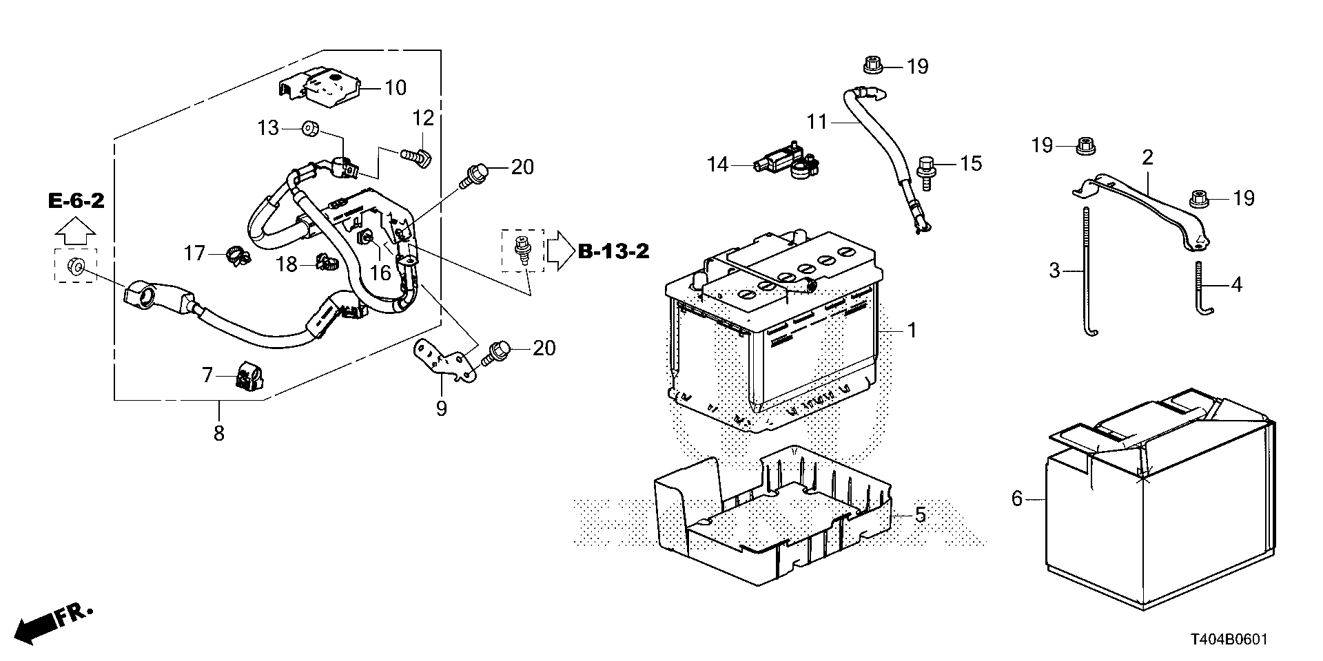 Honda Civic FL5 BOLT, BATTERY SETTING (70MM) (31513-TBA-A00 ...