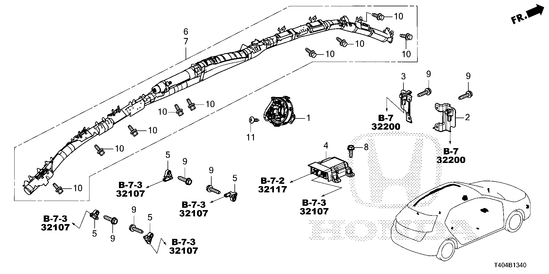 Honda Civic FL5 SENSOR ASSY (77930-T20-B22) - Injection Imports