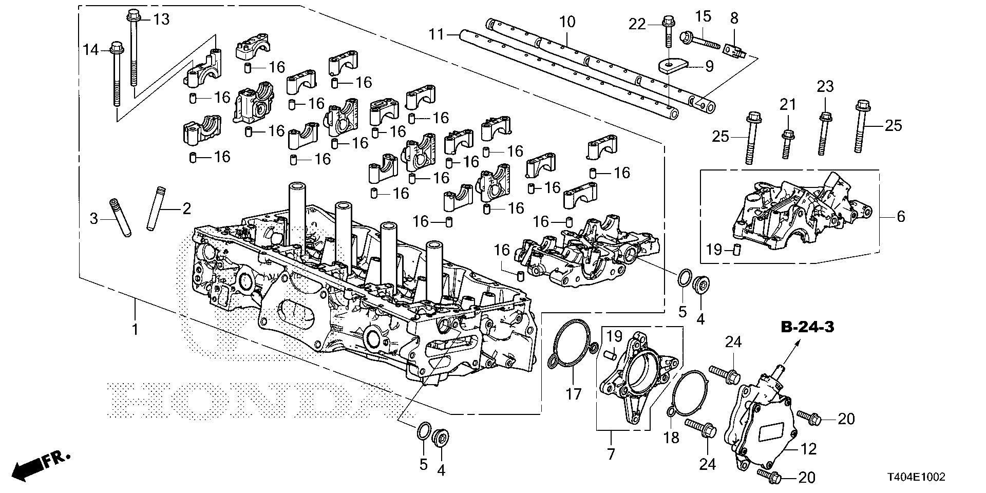Honda Civic FL5 CAP, ROCKER SHAFT (12280-5A2-A00) - Injection Imports
