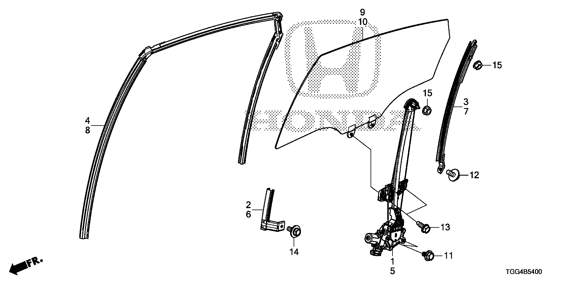 Honda Civic FK8 SASH, R (72731-TGG-A01) - Injection Imports