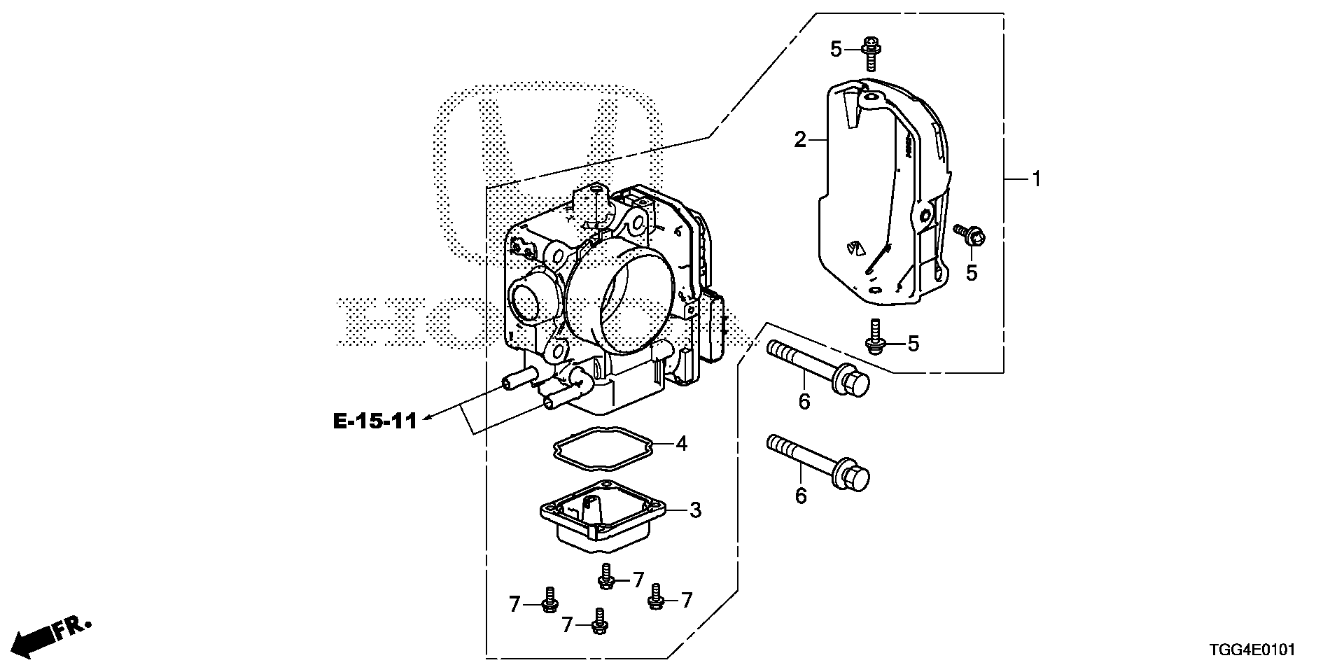 Honda Civic FK8 GASKET, CASE (LOWER) (16431-RTA-J01) - Injection Imports