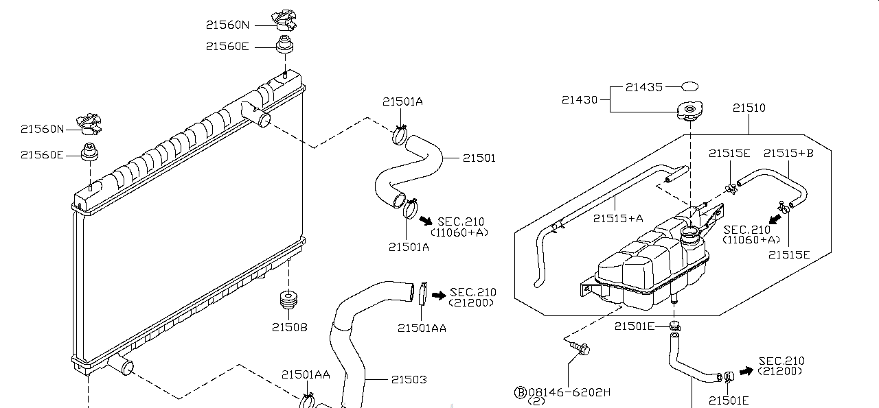 Nissan GTR R35 CAP ASSEMBLY,RADIATOR (21430-8999C) - Injection Imports