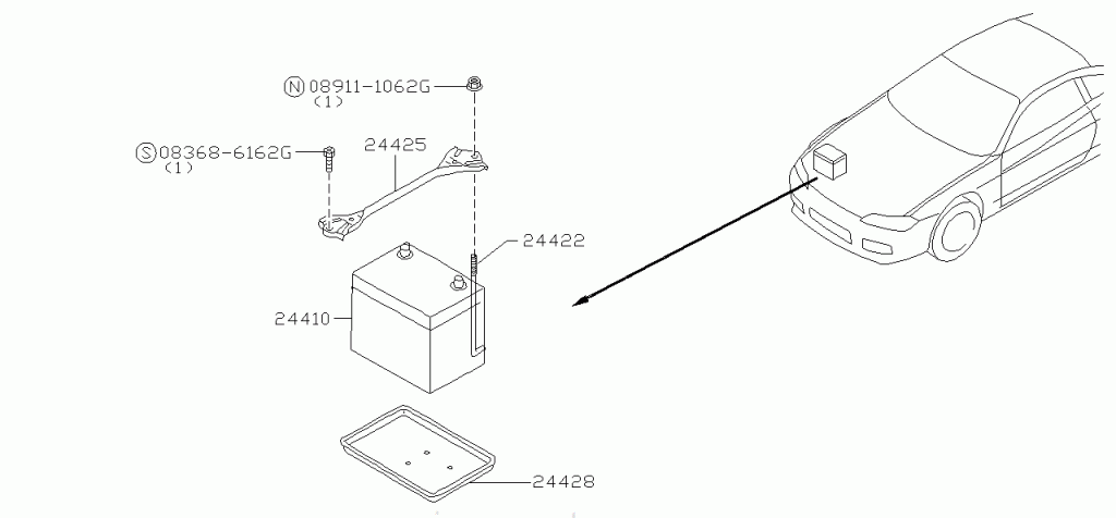 Nissan SILVIA S15 BATTERY (AYBVR-65B24) - Injection Imports