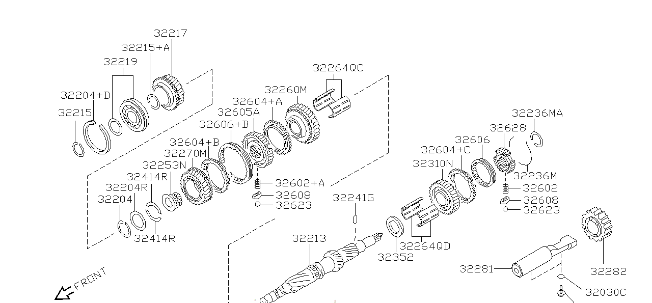 Nissan SILVIA S15 BEARING,NEEDLE (32264-89F00) - Injection Imports