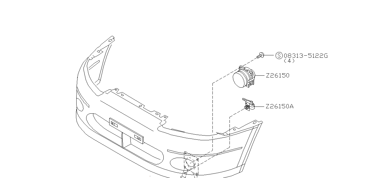 Nissan SILVIA S15 CLIP,BAND (24225-89933) - Injection Imports
