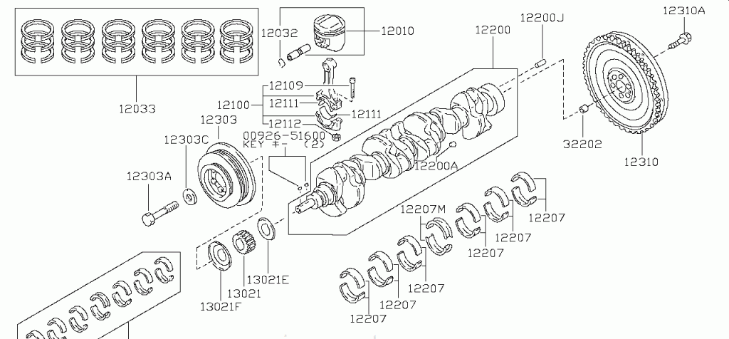 Nissan SKYLINE R34 FLYWHEEL ASSEMBLY (12310-RP802) - Injection Imports