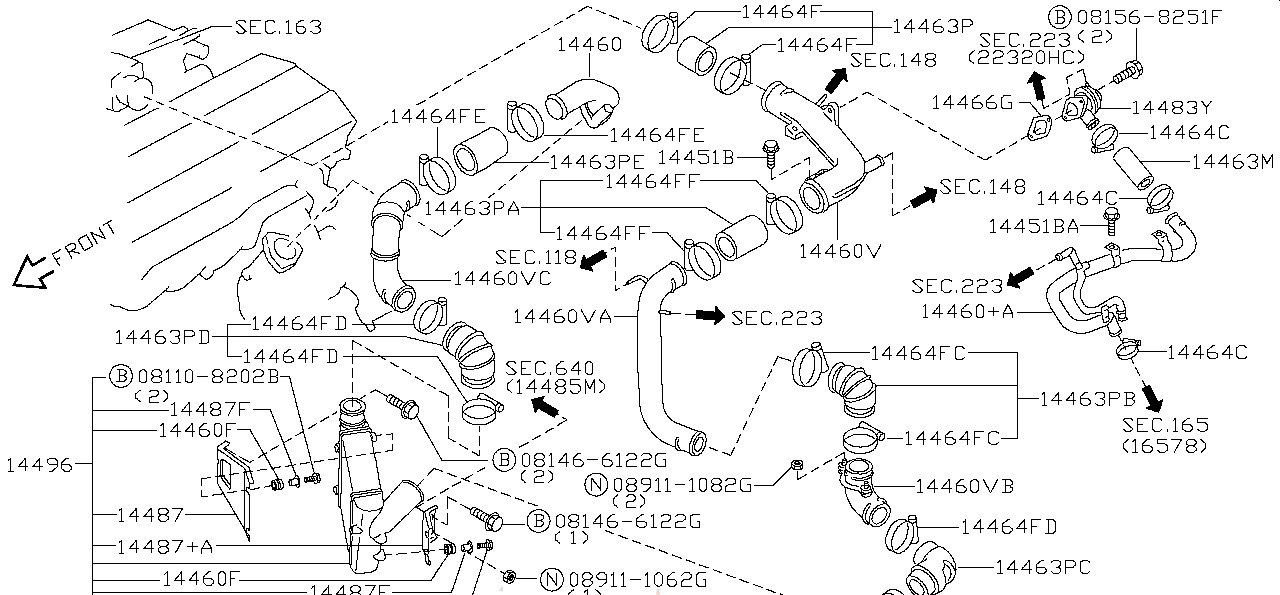 Nissan SKYLINE R34 GASKET,VALVE INTAKE (14489-05U00) - Injection Imports