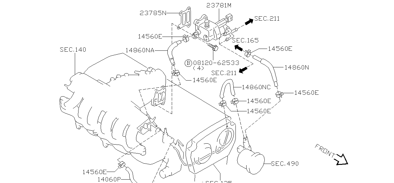 Nissan SKYLINE R34 GASKET,AAC VALVE (23785-40F00) - Injection Imports